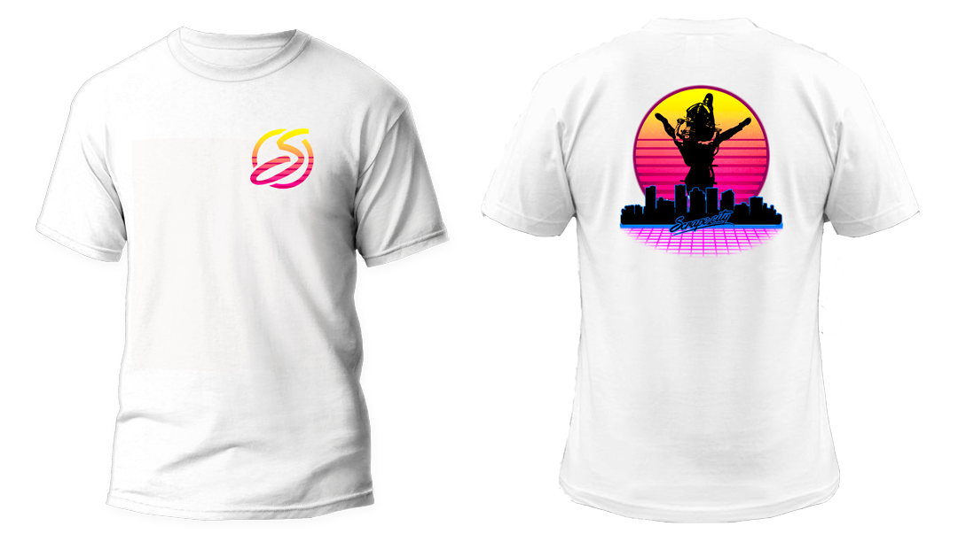 SUNSET TEE WHITE – Scrapecity