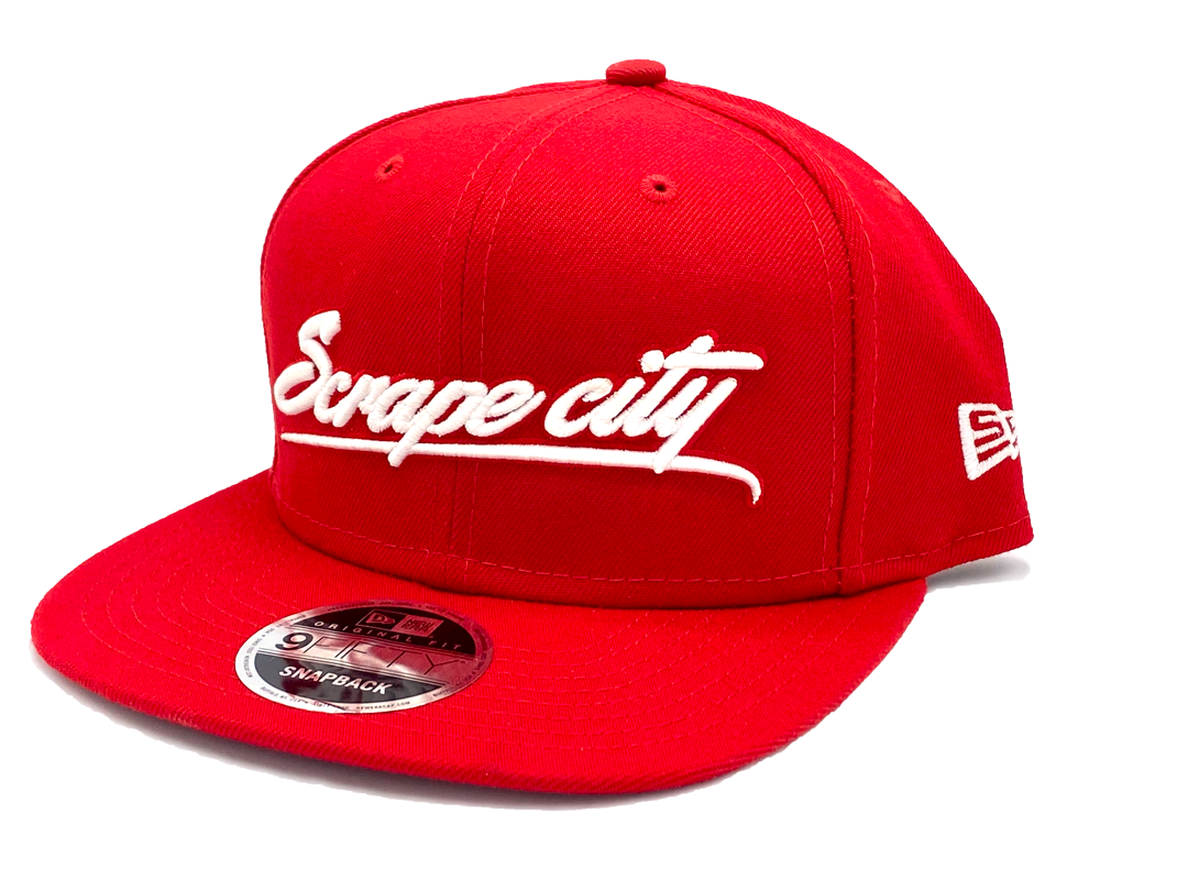SCRIPT LOGO HAT - RED – Scrapecity
